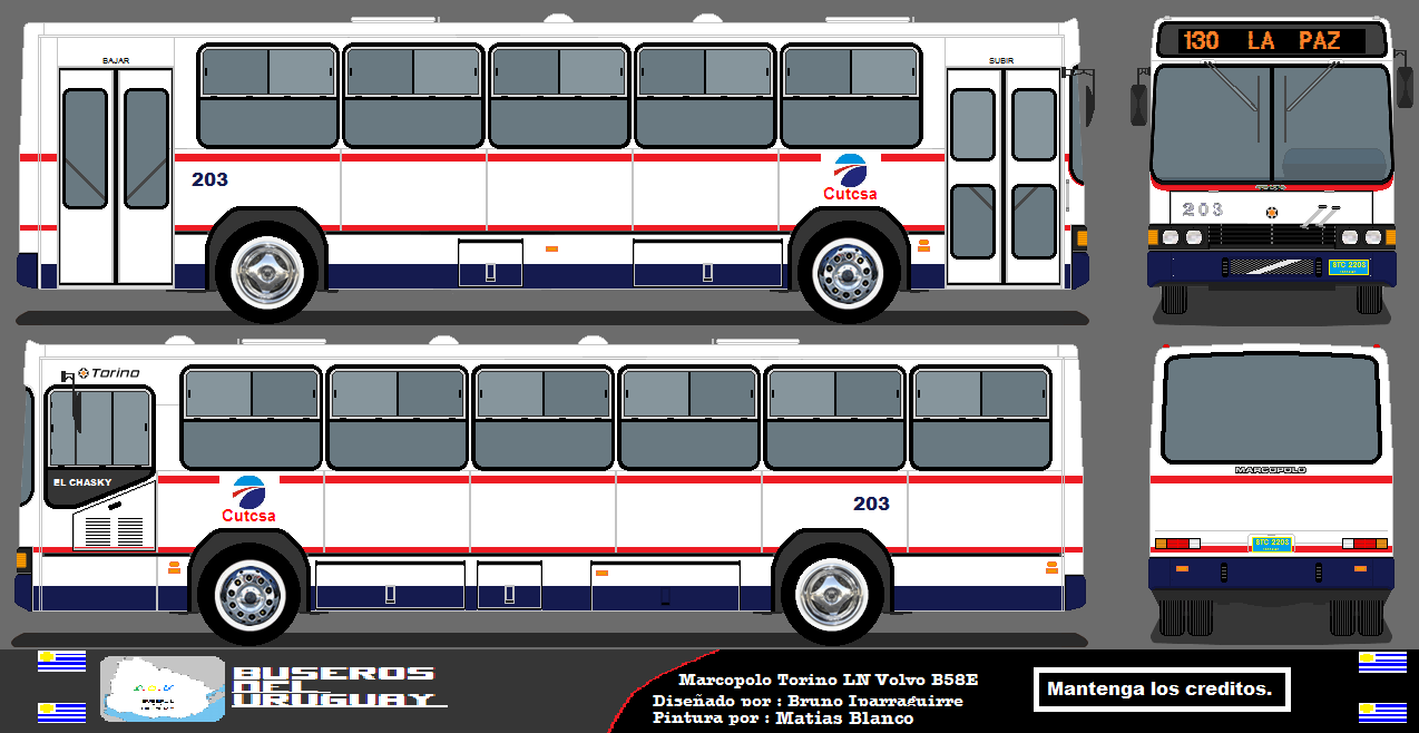 BUSEROS DEL URUGUAY: DISEÑOS DE BUSES