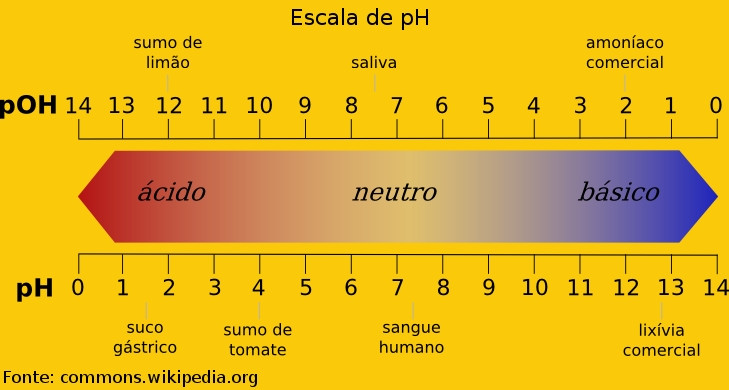 Química: Tabela de Ph e como funciona.