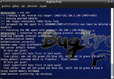 VNC Metasploit - Estación Informática