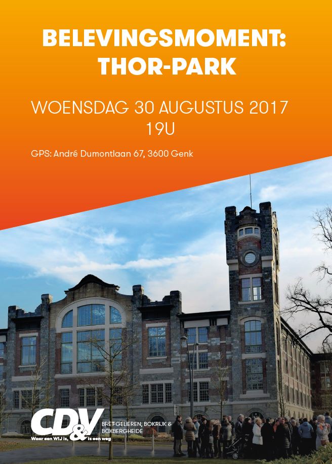 Ontdek het Thor-Park dankzij een uniek belevingsbezoek! | CD&V Genk ...