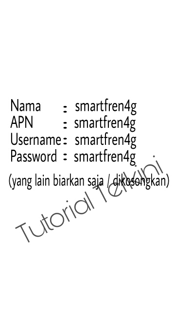 Smartfren GSM 4G Lte - Cara Setting APN - BangZero