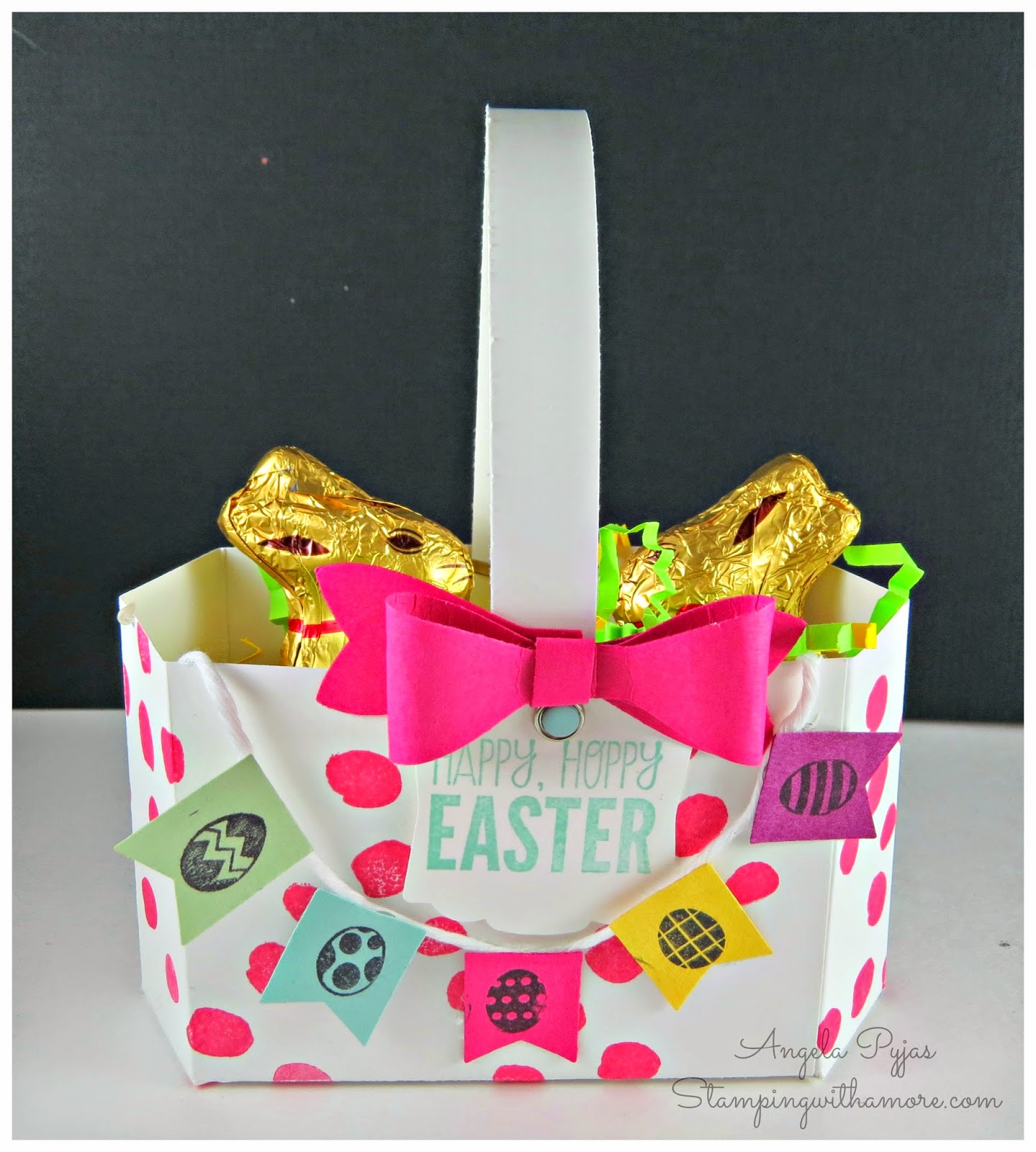Stampingwithamore: Easter Banner Basket