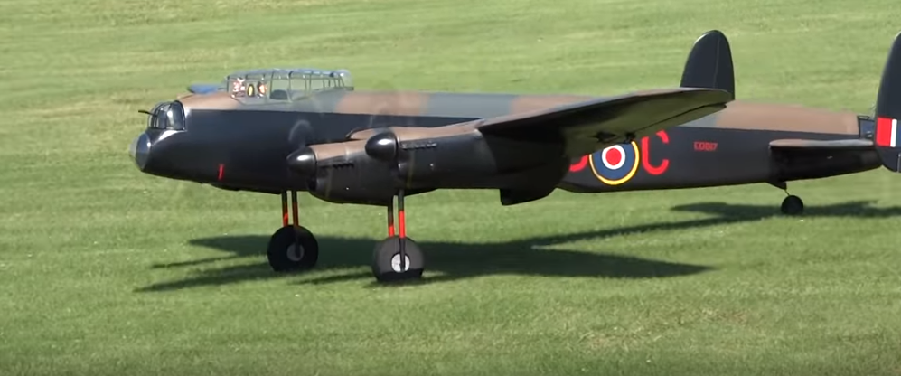 RC Flying Models: 134 inch Lancaster Electric Bomber