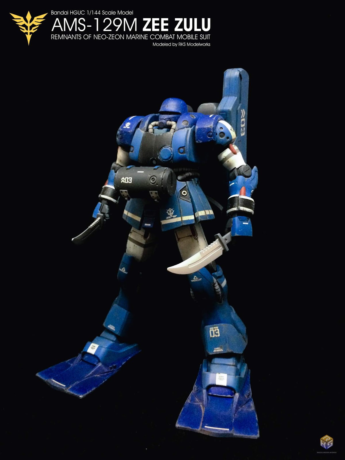 Painted Build: HGUC 1/144 Zee Zulu