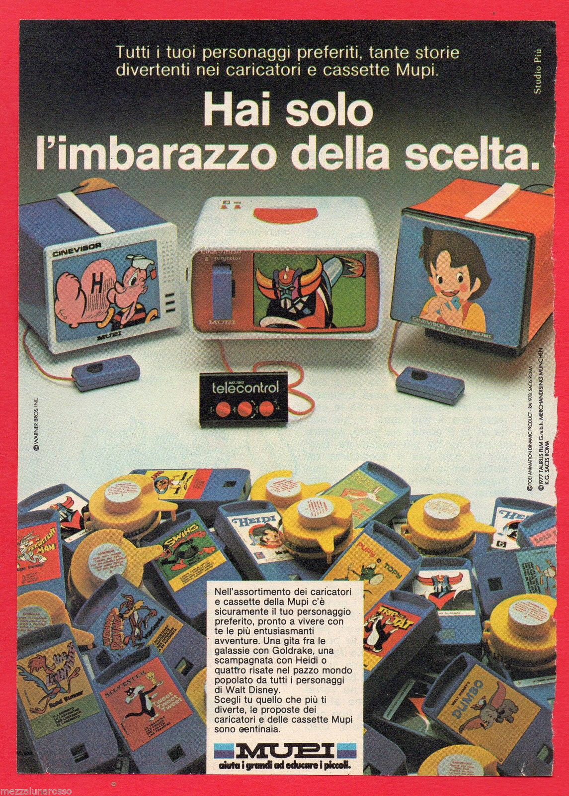 Filmic Light - Snow White Archive: Mupi Super 8 Film Cassette from Italy