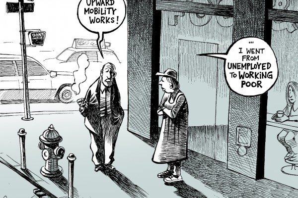 American Poverty Cartoon