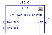 How To Program A PLC: Less Than or Equal To (LEQ)