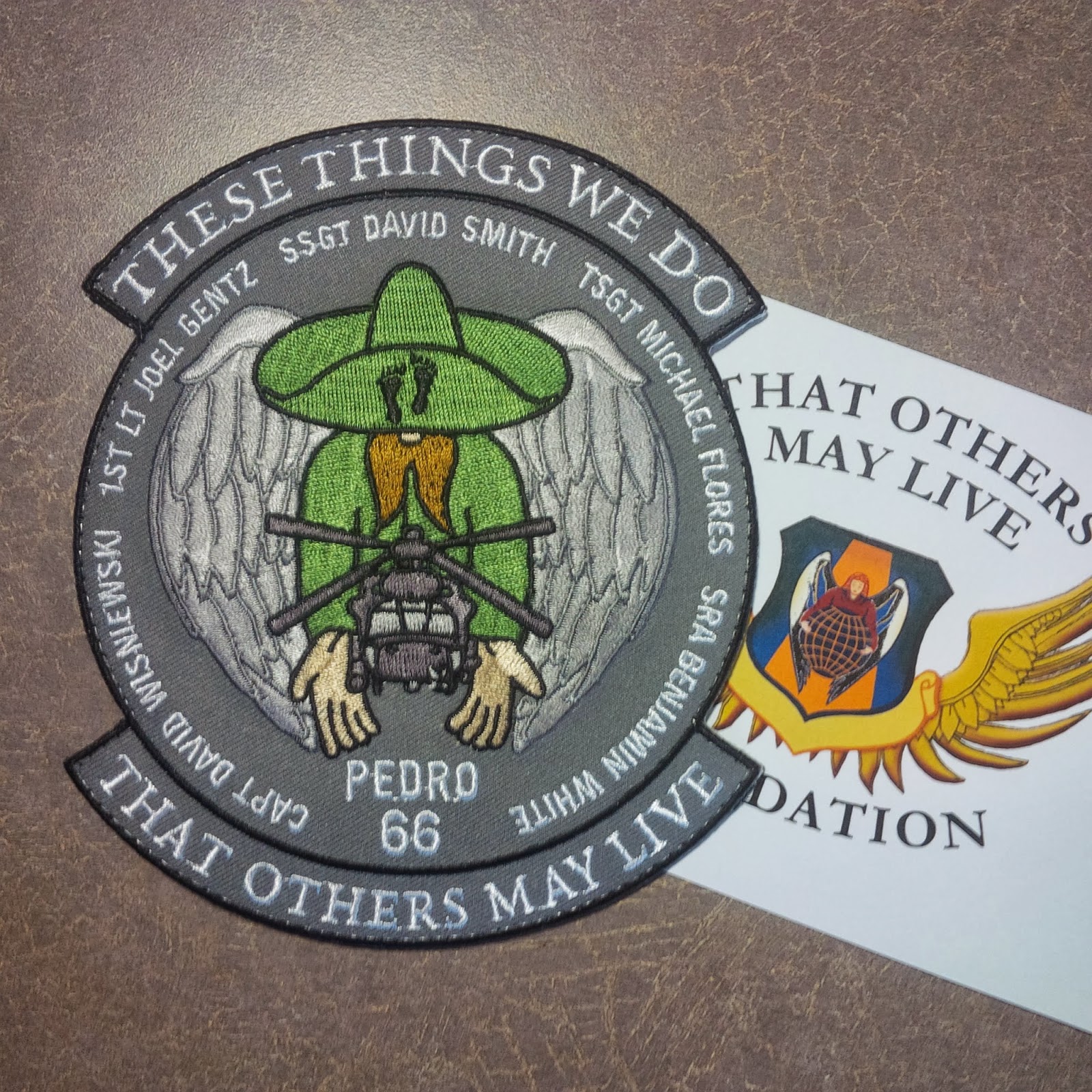 THE USAF RESCUE COLLECTION: USAF Pedro 66 Crew / Memorial Patch