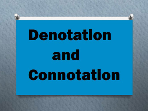 Difference Between Denotation and Connotation with Examples ~ Learn Ec ...