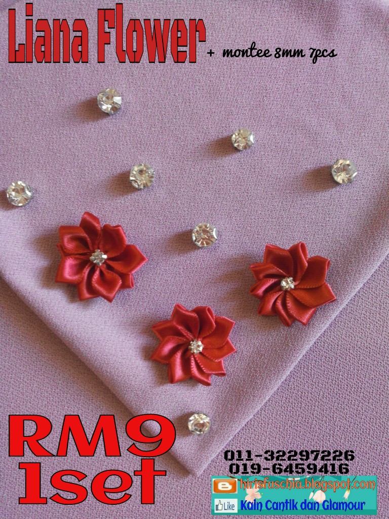 HirizFuschiea: Hiasan (aksesori) Tudung dan Baju