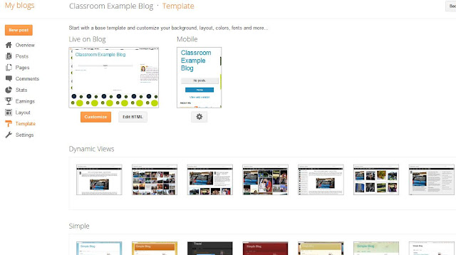 The Real Teachr: Classroom Blog Series- Part 2 {Setting Up Your Template}