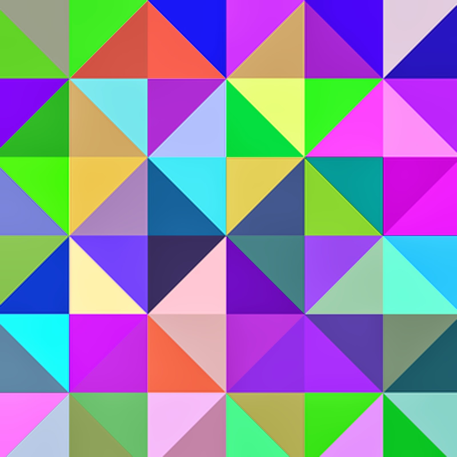 Colorful Triangles Geometric Freebies!
