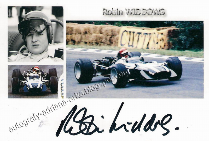 Autographs-F1: Robin WIDDOWS
