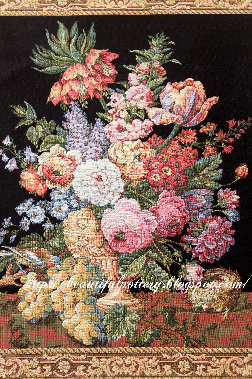 BEAUTIFUL POTTERY: Wall Tapestry ( Belgium )