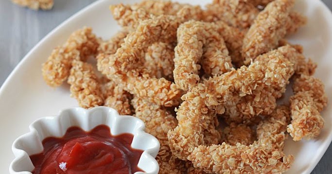 Oat Chicken Strips ~ Lincy's Cook Art