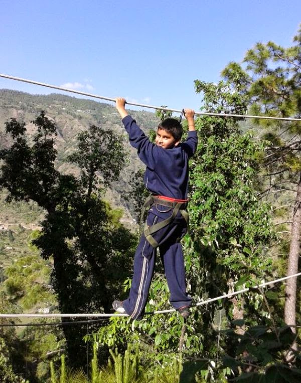 On the top of the World...: Chail Adventure Camping at WIS, Udaipur