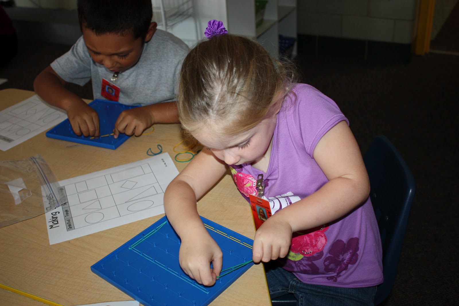 Mrs. Atkin's Kindergarten: Exploration and Literacy Work Stations-1