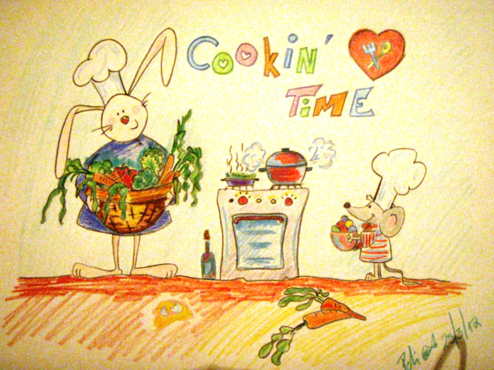 a lovely mess: cookin' time