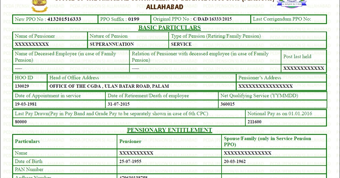 7th CPC - Pre-2016 Defence Civilian Pensioners: PCDA Circular C-169 on ...