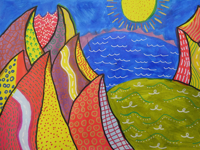 DAVID HOCKNEY INSPIRED LANDSCAPES