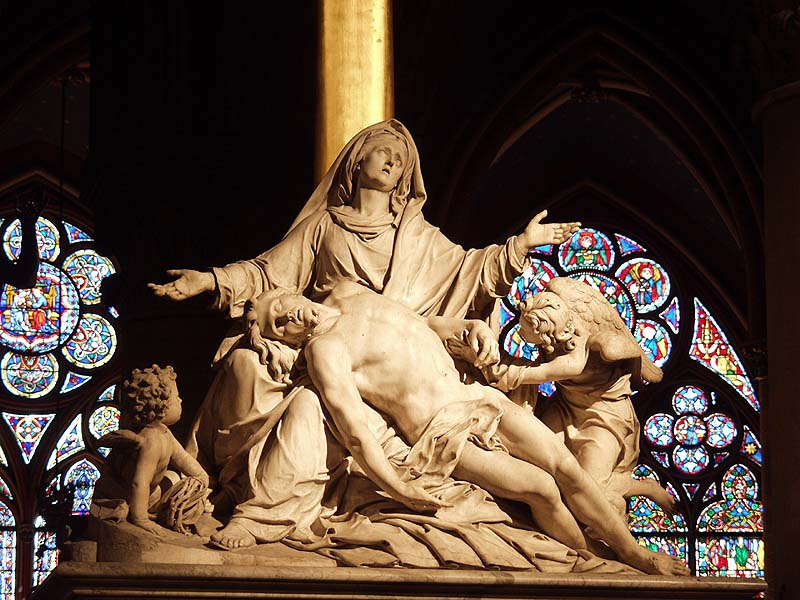 A Knight of the White Cross: Sculpture of BVM "Descent from the Cross ...