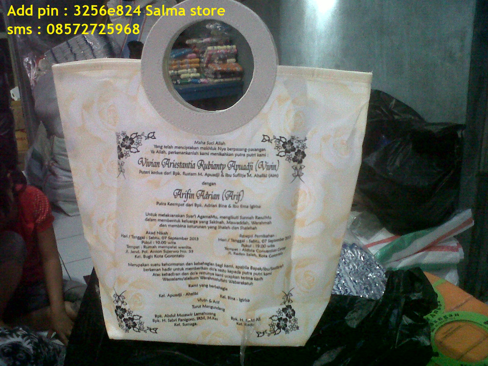 KOLEKSI PESANAN UNDANGAN ELEGAN BULAT JUNI- AGUSTUS