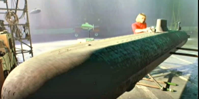 model ships in the cinema: Hunt for Red October 1990
