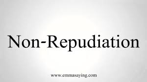 Non-Repudiation - E-COMMERCE