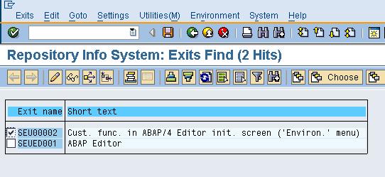 SAP ABAP 4 Tutorial: Menu Exit