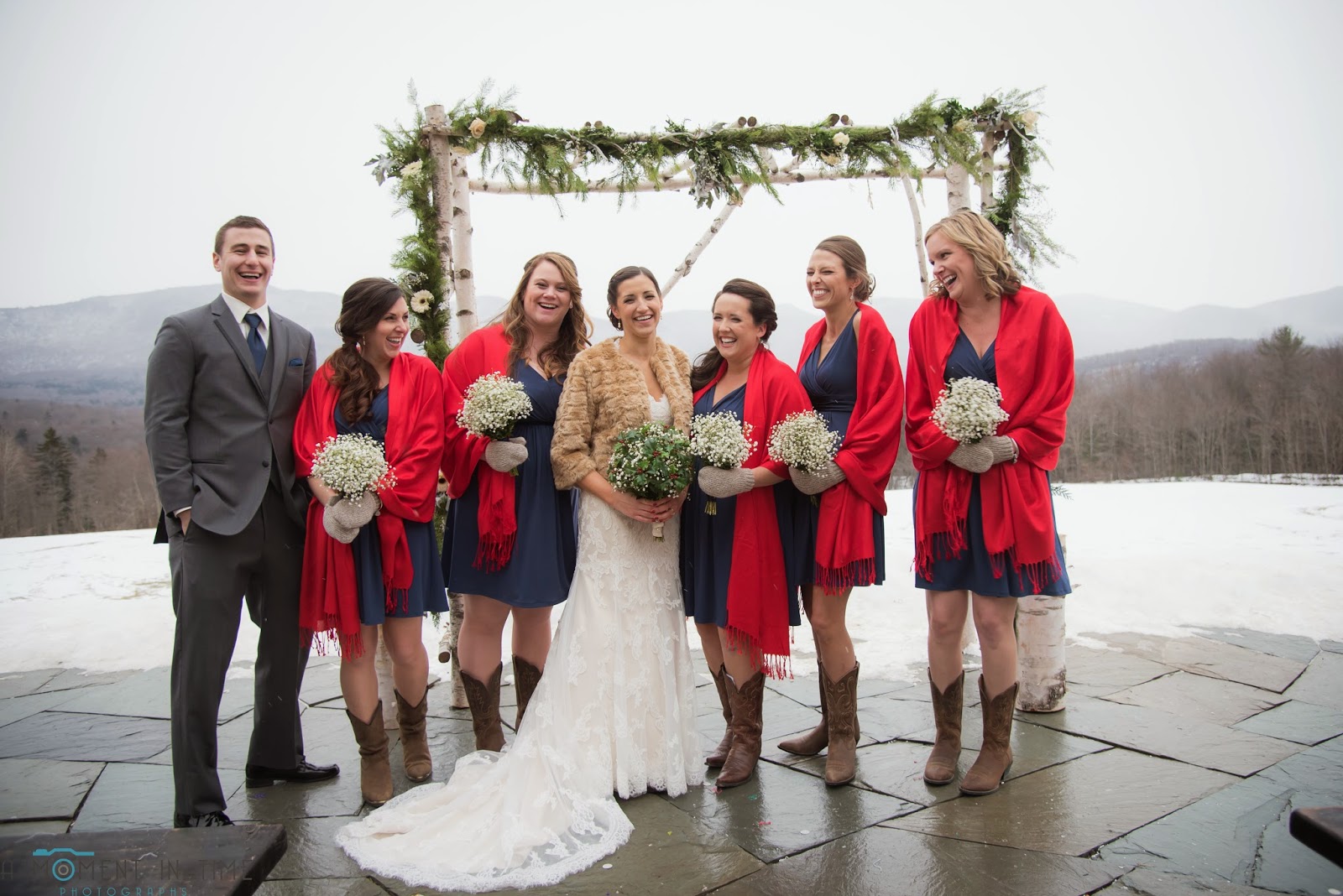 A Moment in Time Photographs: Dan & Casey: Winter Wedding at the ...