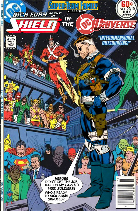 Super-Team Family: The Lost Issues!: Nick Fury in the DC Universe