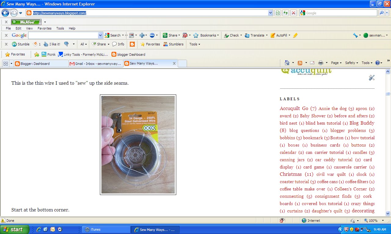 Sew Many Ways...: Blog Buddy...Adding Labels to Posts and Side Bar
