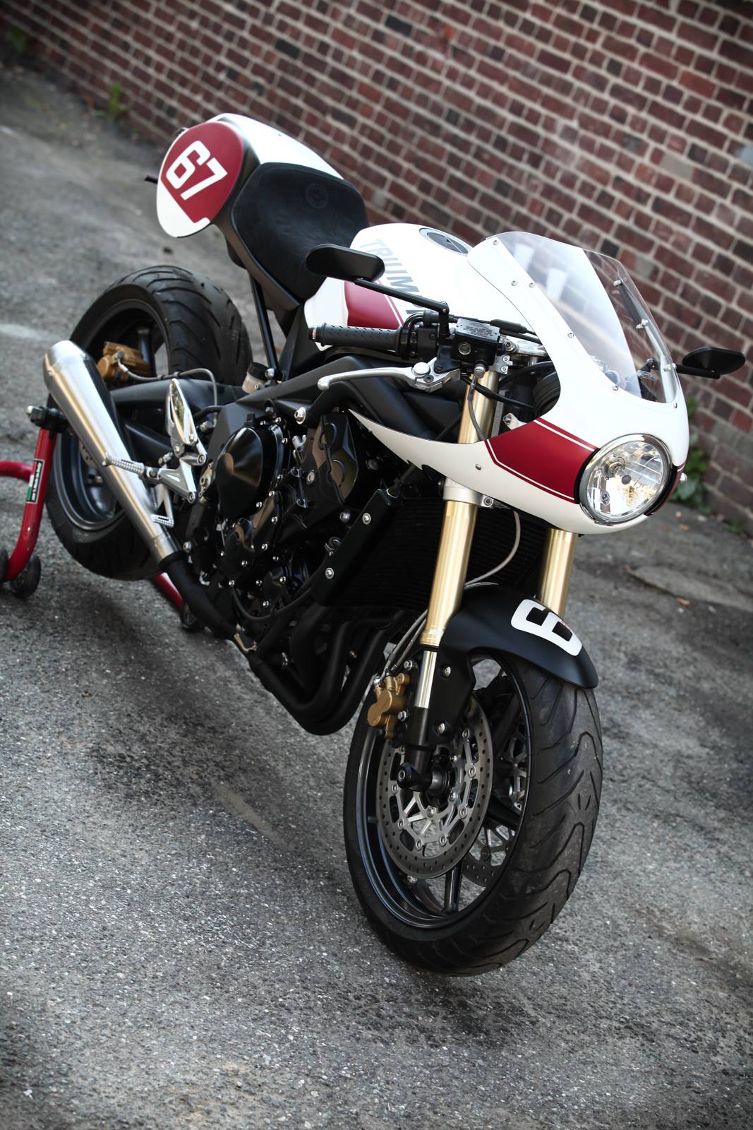 TRIUMPH STREET TRIPLE GOES CLASSIC-RACER - RocketGarage - Cafe Racer ...