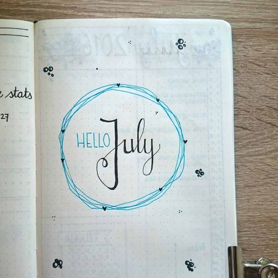 Bullet Journal Brasil: Inspiração para capa do mês para o seu Bullet ...