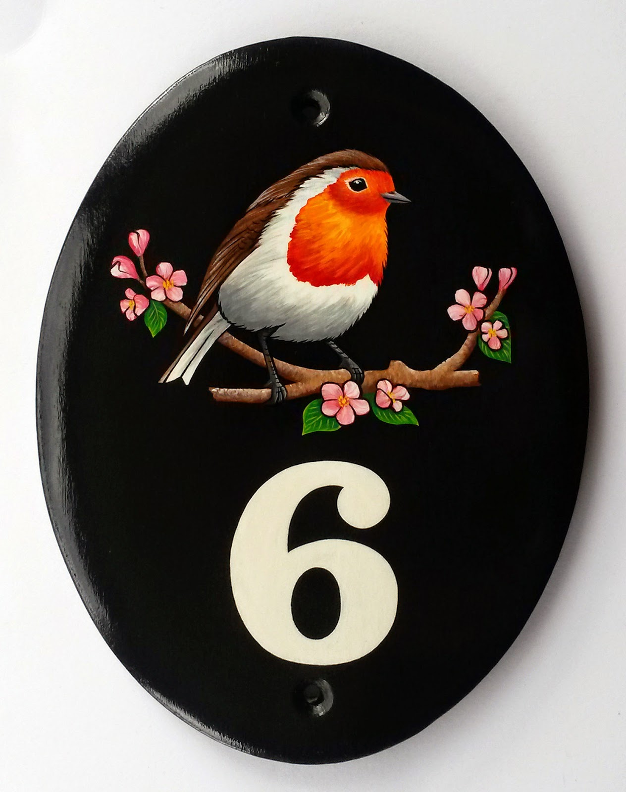 Hand Painted House Signs by Ceramic Art: House Signs and House Plaques ...
