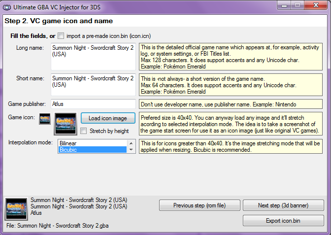 [3DS] Gameboy Advance Virtual Console .gba to .cia | Download PS VITA PC