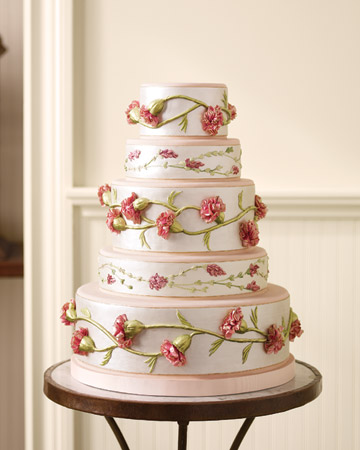 Special cake: embroidery - My perfect wedding cake