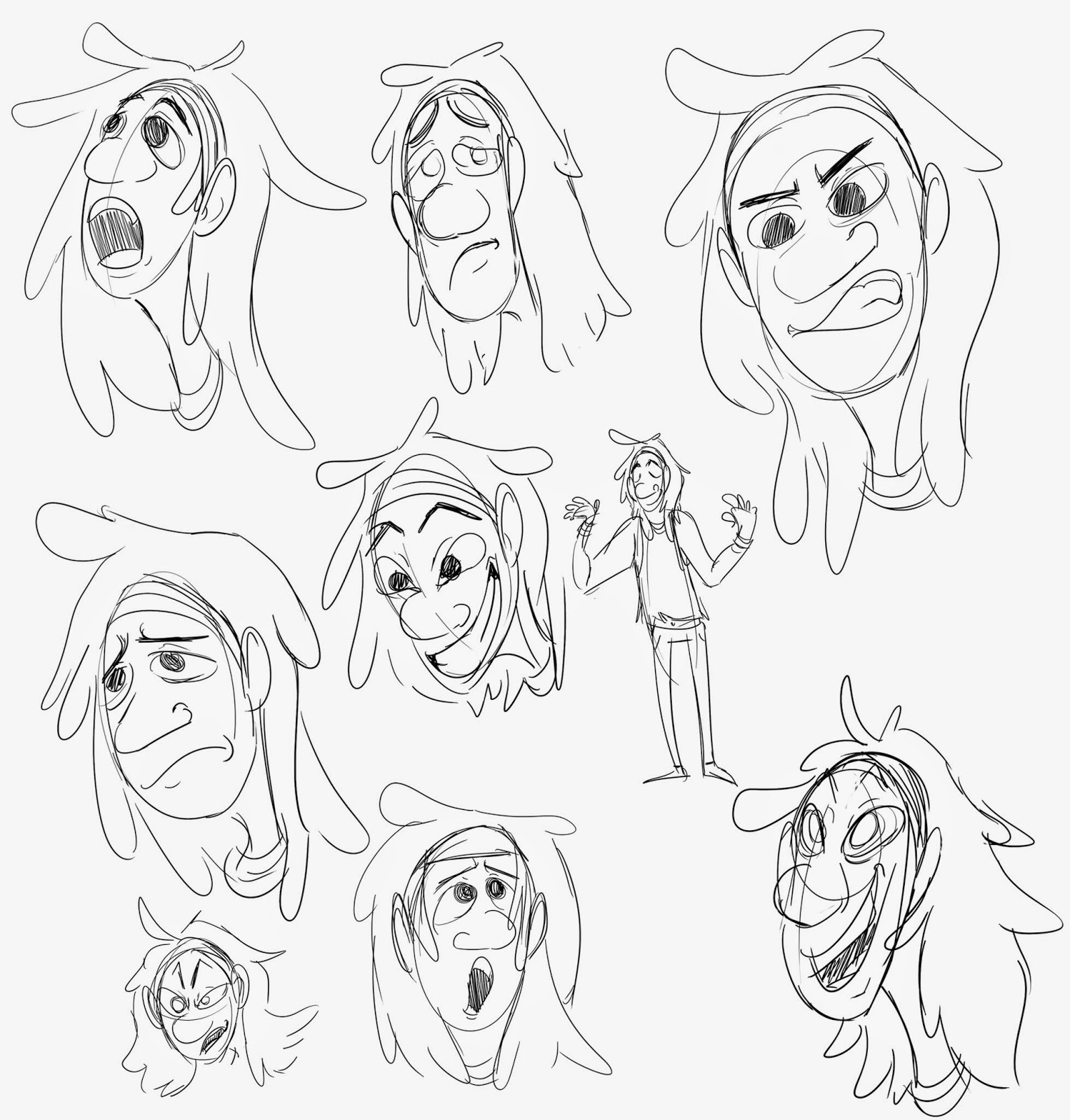 Michelle Rakar's Art Cave: Character Expressions!