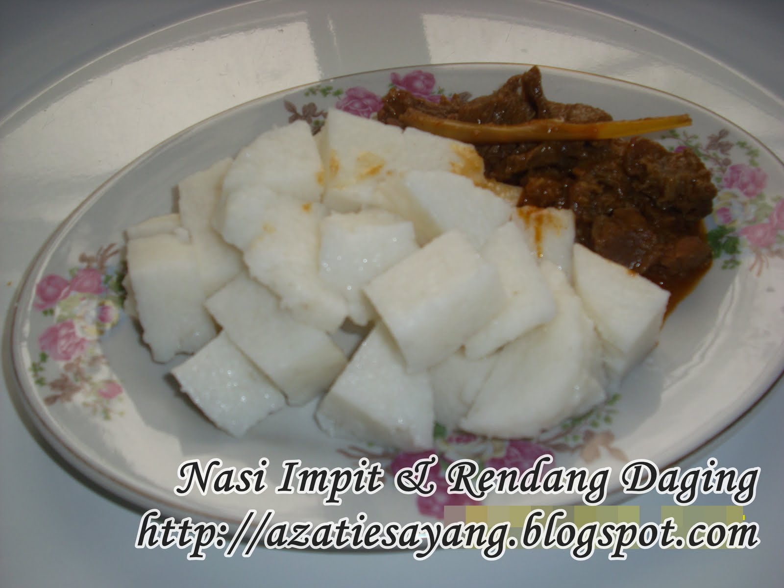 ♥♥Azatiesayang♥♥: Nasi Impit & Rendang Daging