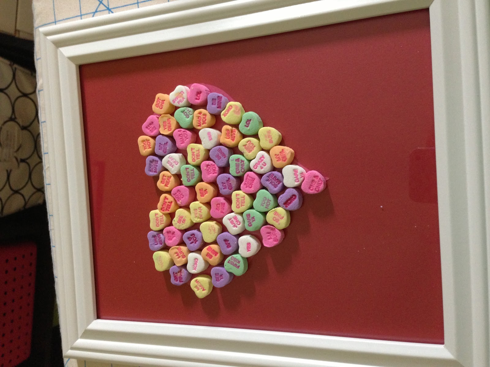 simply made with love: Candy Heart Valentine Frame