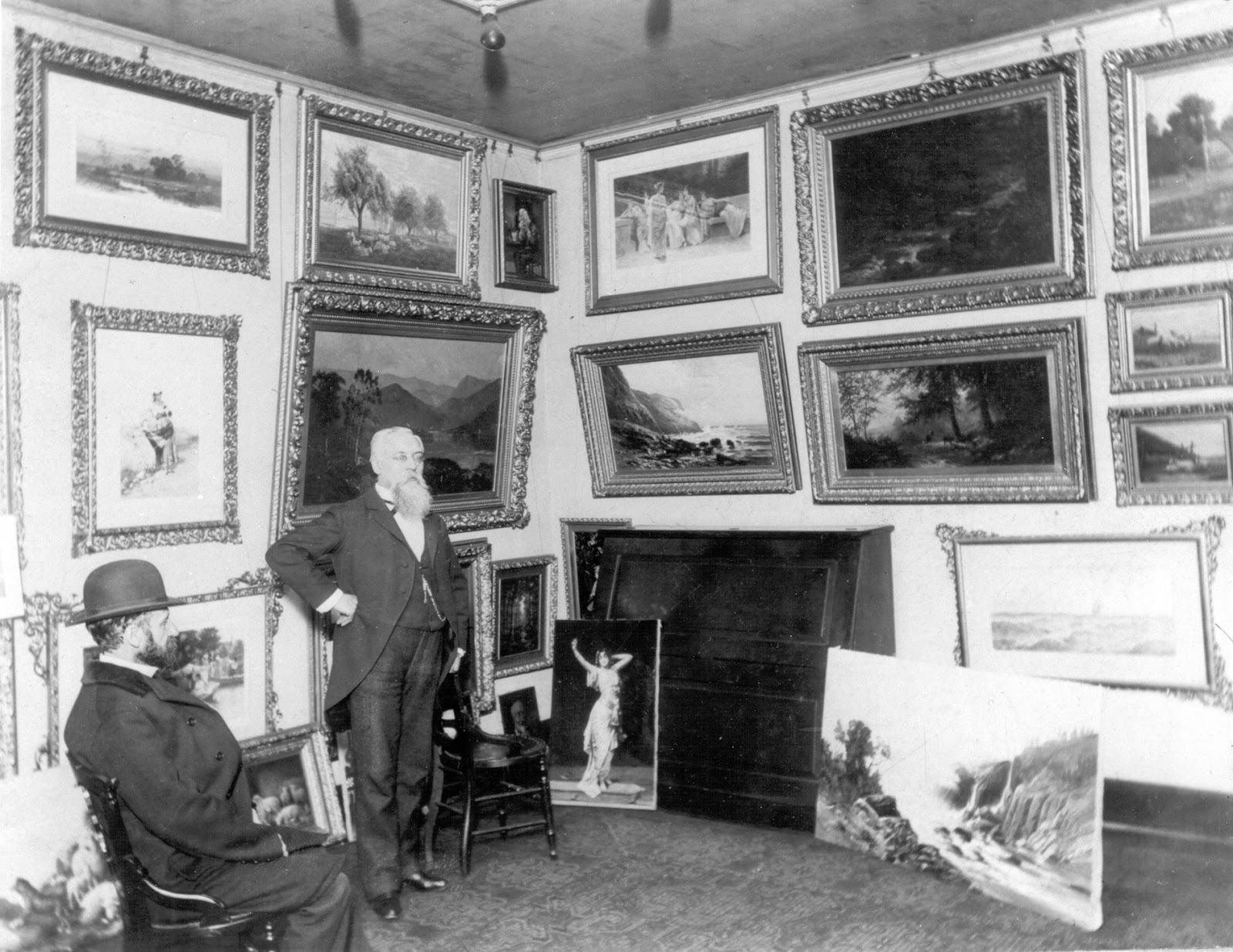 Picture Frame Labels: Adolph Newman, George C. Newman, Newman Galleries