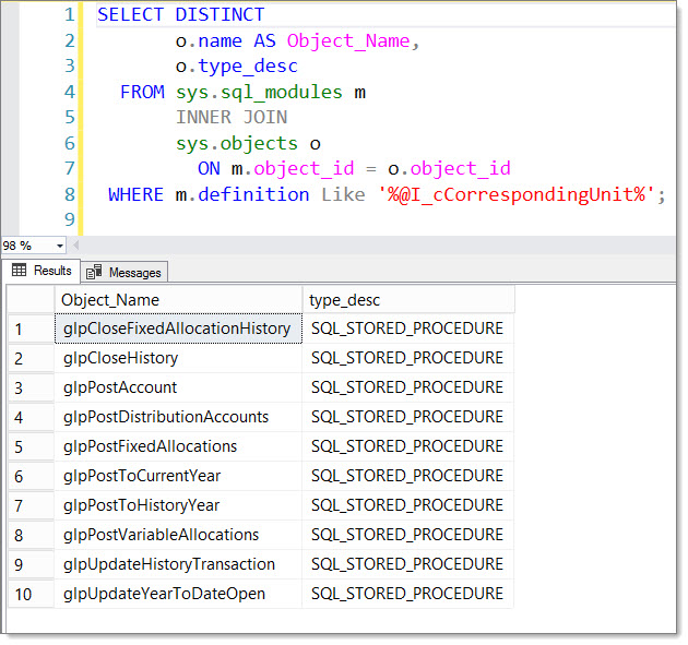 Steve Endow - The Blog: Troubleshooting a Dynamics GP SQL Posting Error