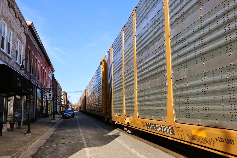 Michigan Exposures: Street Running Trains