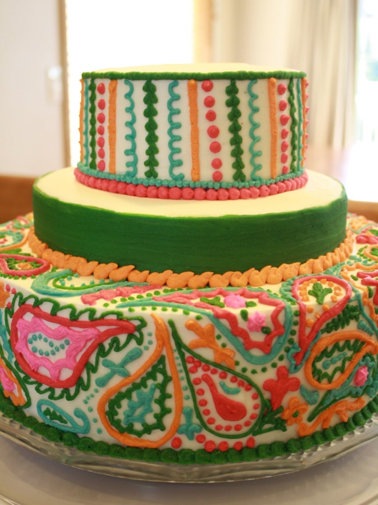Party Cakes: Paisley 60th Birthday Cake