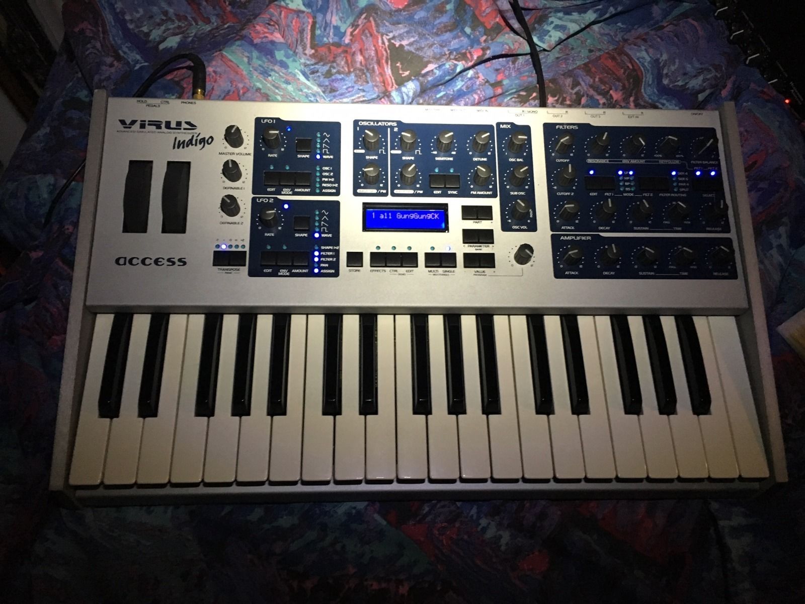 MATRIXSYNTH: ACCESS VIRUS INDIGO KEYBOARD SYNTHESIZER SN G10001142