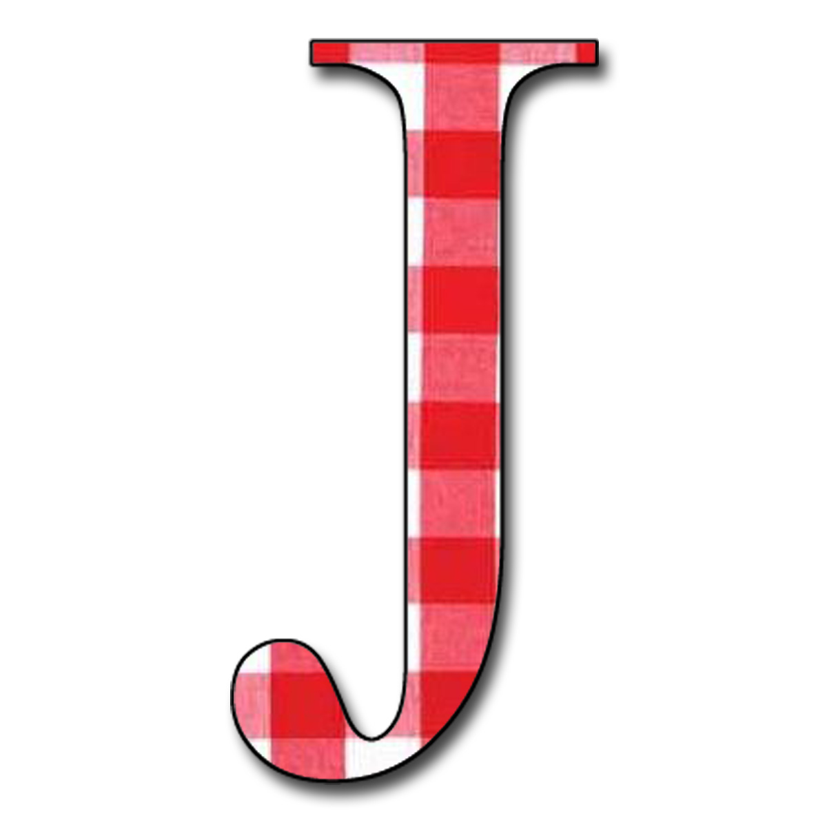 GRANNY ENCHANTED'S BLOG: "RED GINGHAM" Free Scrapbook Alphabet Letters ...
