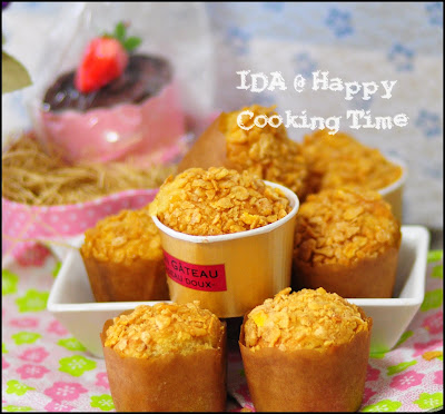 Sweet Corn Muffin with Corn Flakes