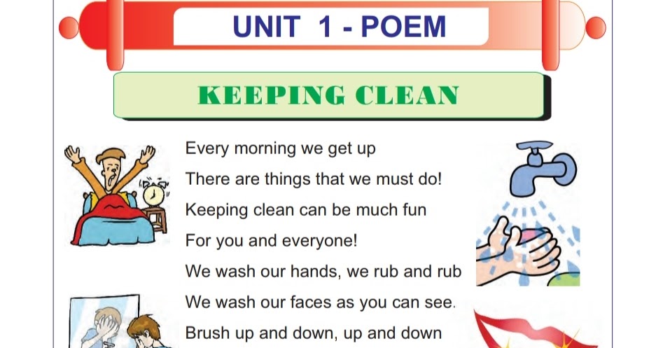 Fifth Standard Unit 1 Poem - "Keeping Clean" Video - Kalvisiragu Study ...