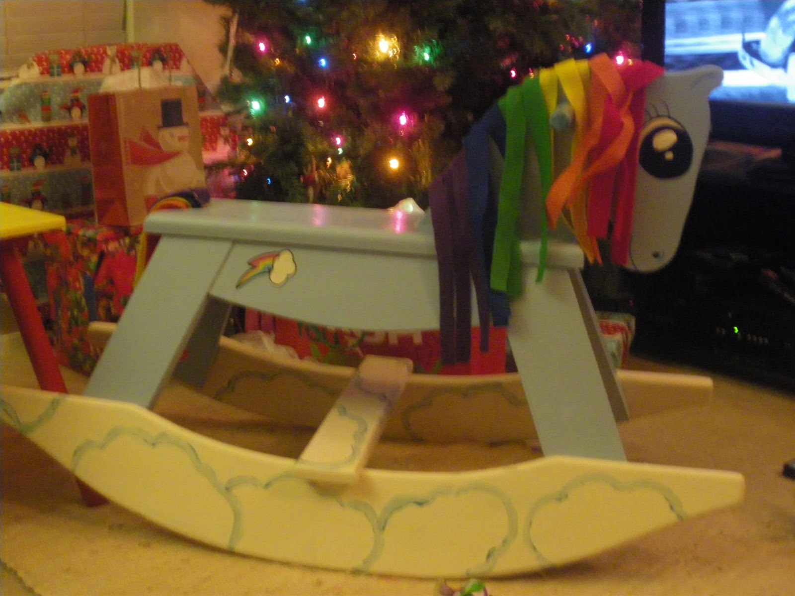 Rocking Horse Makeover: My Little Pony Style