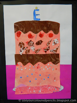 Use Your Coloured Pencils: Eric Carle's Birthday Cake